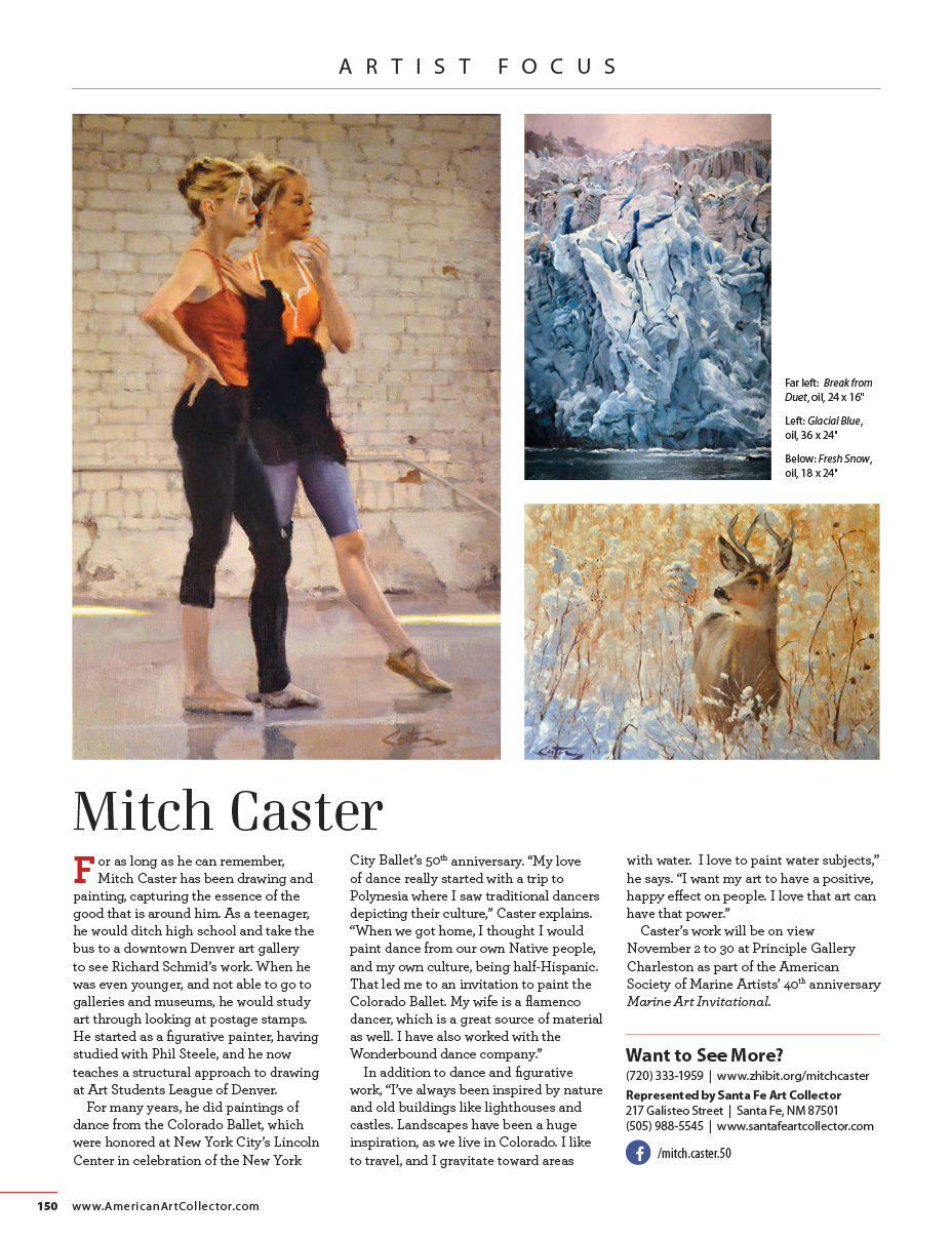 Media Coverage - Mitch Caster Fine Art